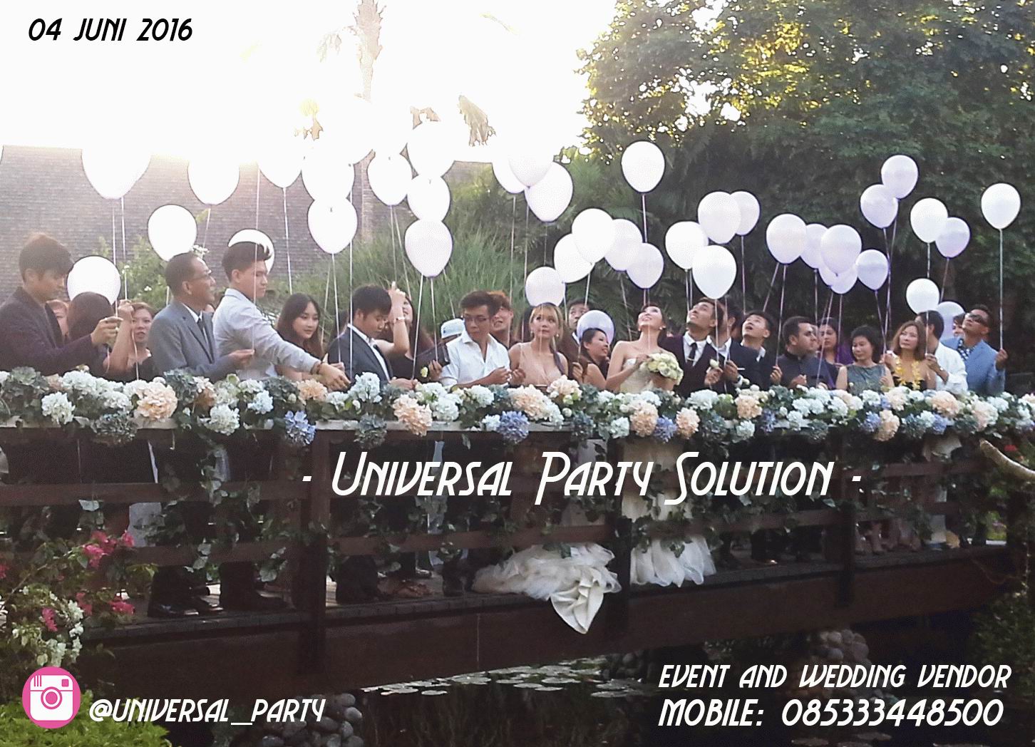 wedding with rosette singapore by universal party solution | Bridestory.com