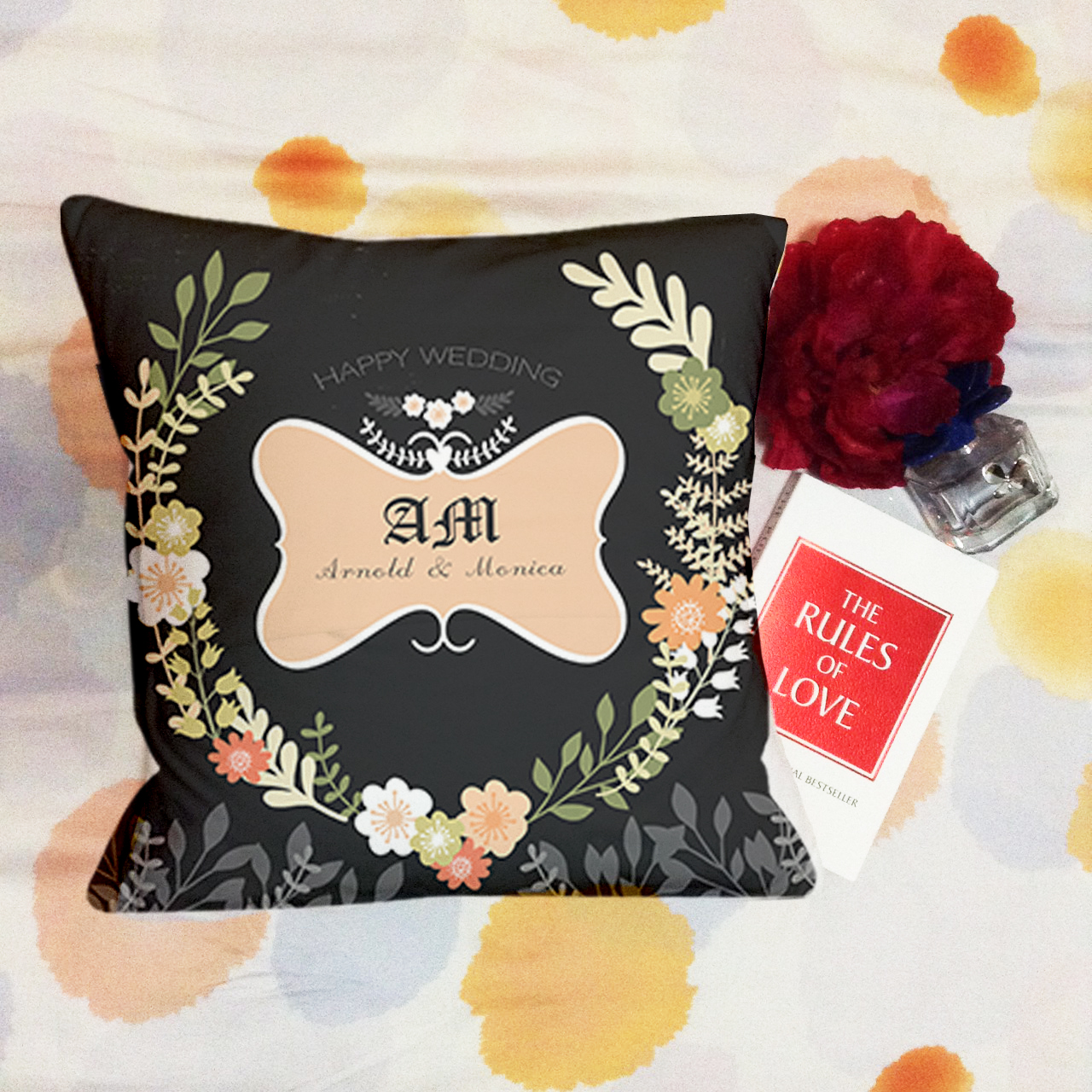 Souvenir Bantal Custom & Invitation Card | HANKH Design | Bridestory