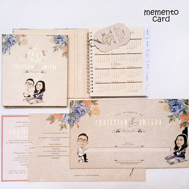 The Wedding of Christian & Imelda | Memento Card | Bridestory