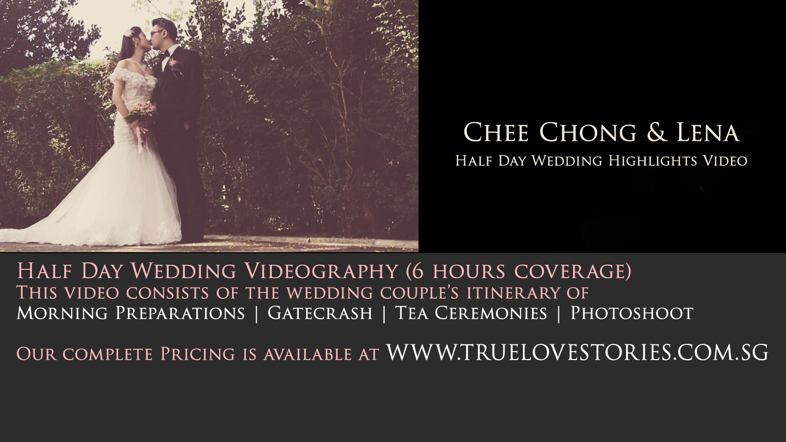 Half Day Feature of Chee Chong & Lena by True Love Stories | Bridestory.com
