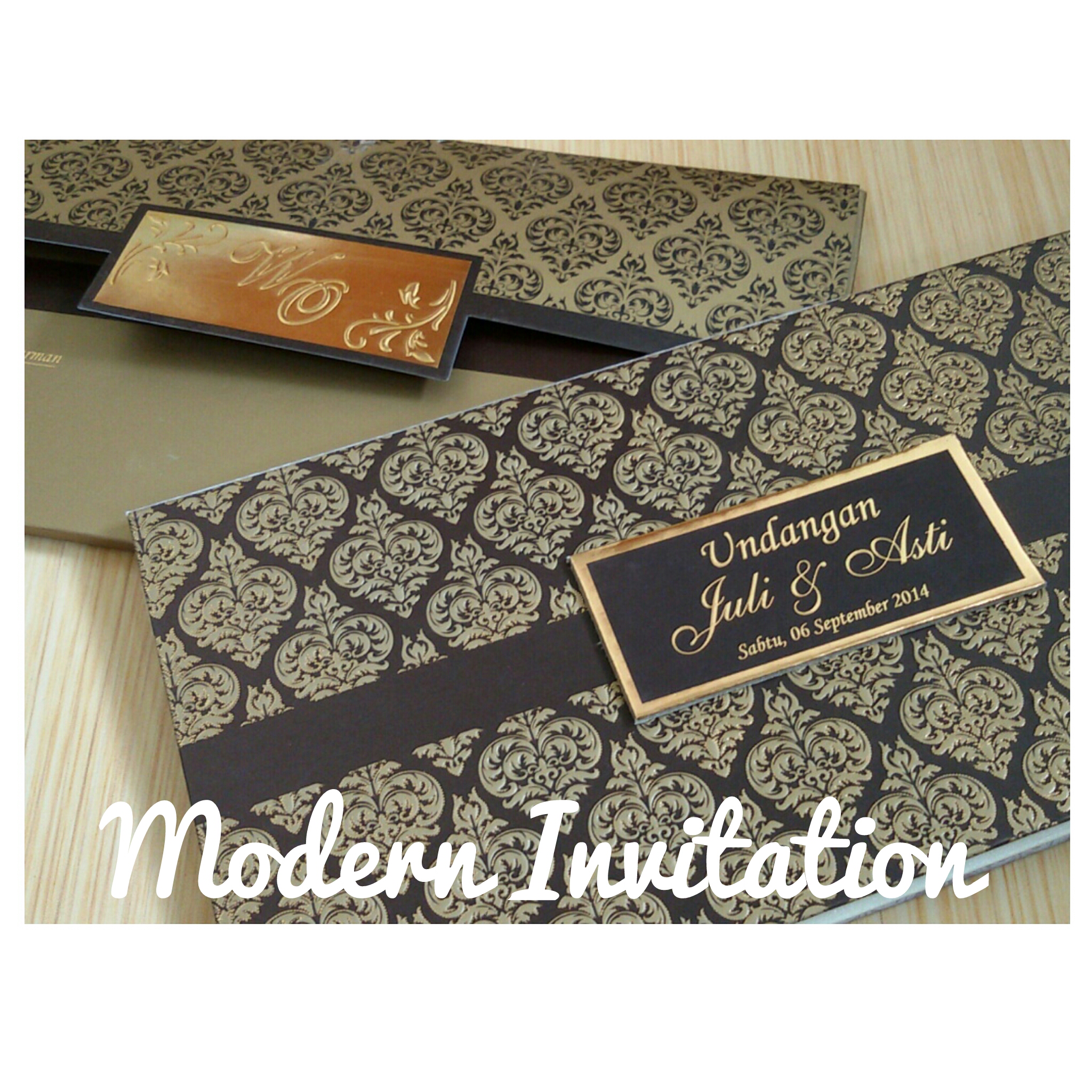 Modern Invitation | Invitations in Bandung | Bridestory.com