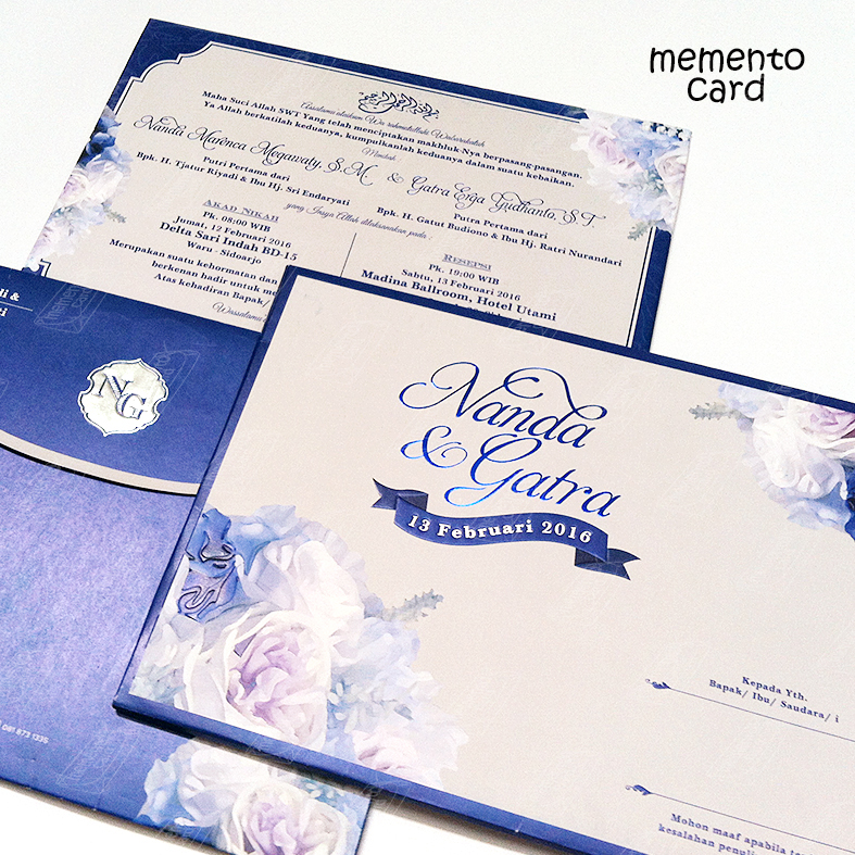 The Wedding of Nanda & Gatra | Memento Card | Bridestory