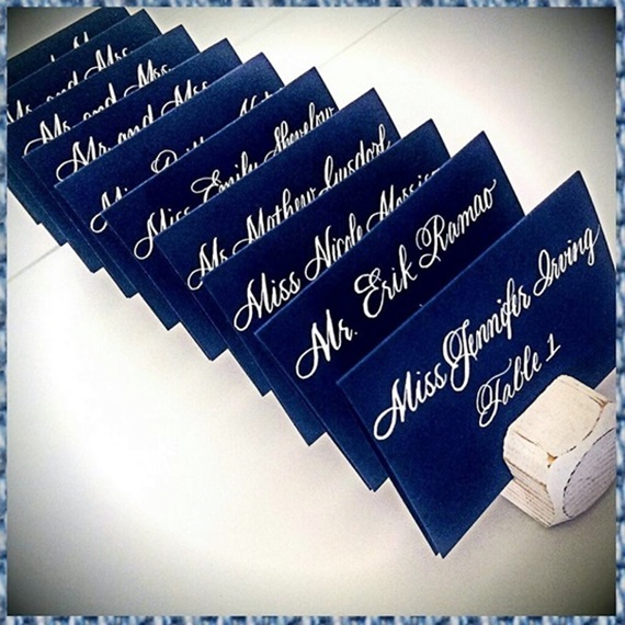 Calligraphy Place Cards by Calligraphy By Jennifer | Bridestory.com
