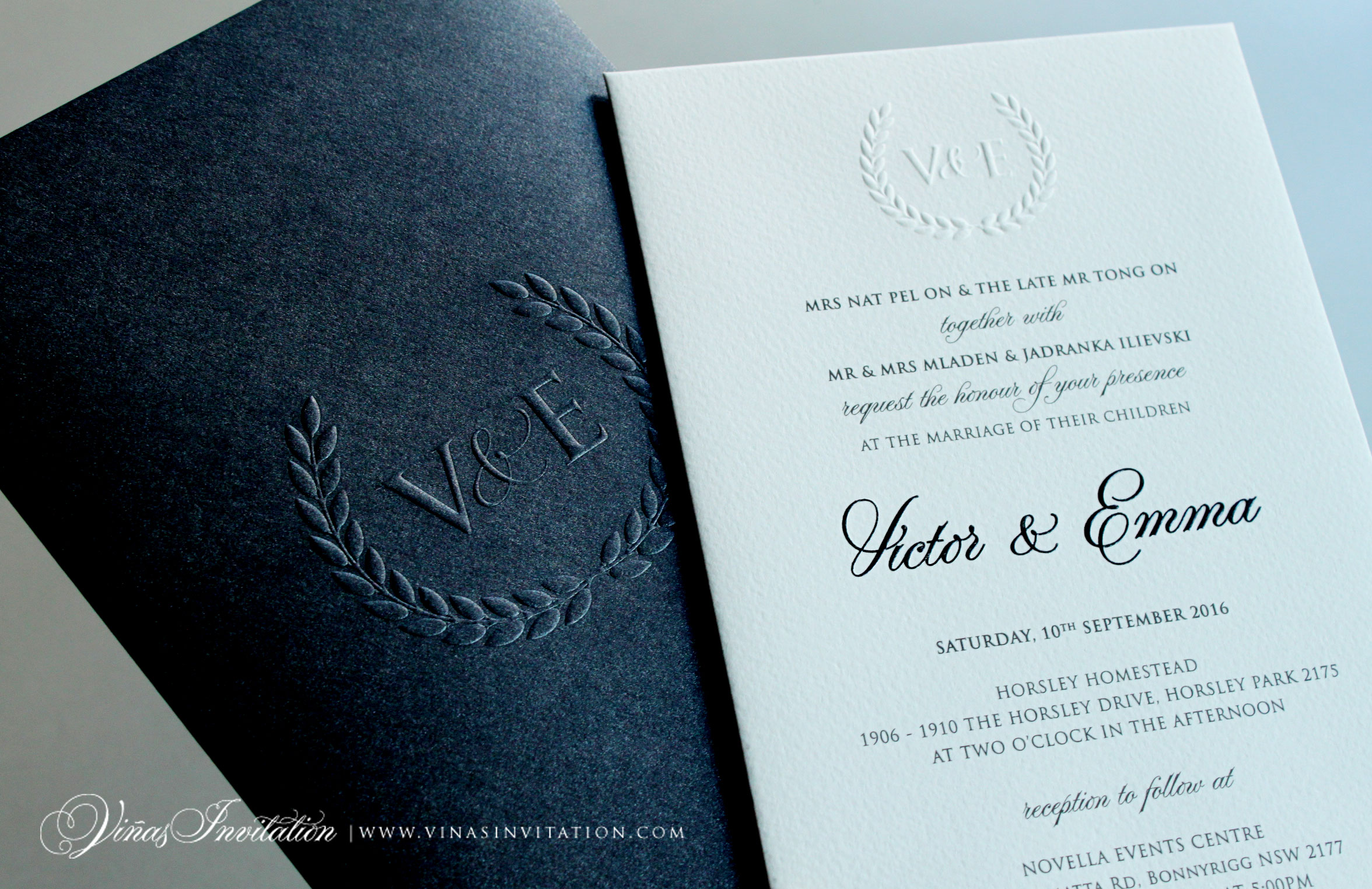 Victor & Emma | Vinas Invitation | Bridestory