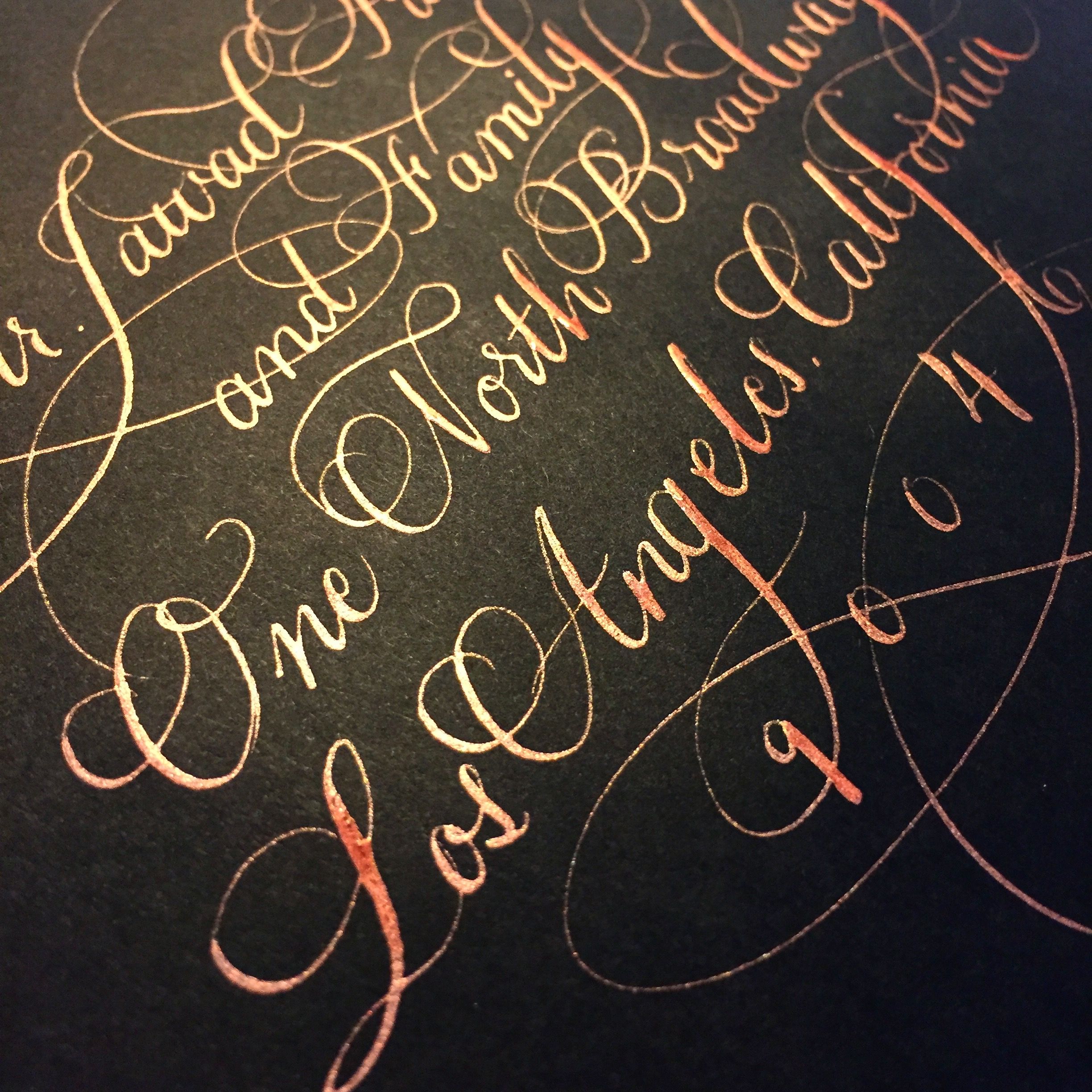 Calligraphy Katrina | Invitations in Pasadena (California) | Bridestory.com